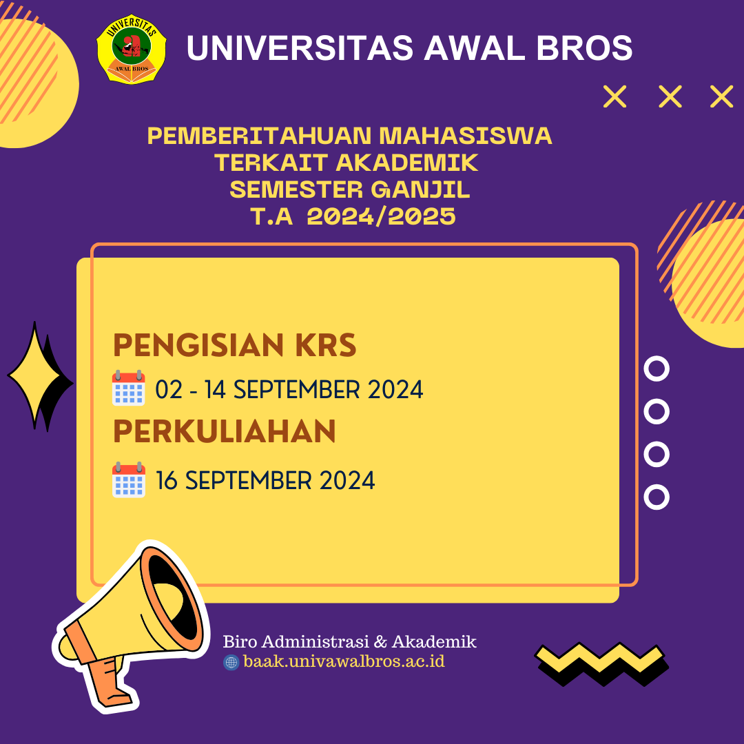 Pengumuman Waktu Pengisian KRS, Perkuliahan semester Gasal dan Pengisian Kuesioner Layanan ...